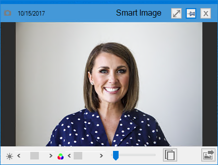 Viewing images in the Smart Image panel