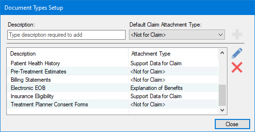 Assigning document types