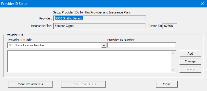 Adding provider IDs