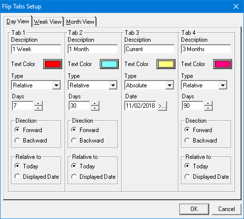 Setting up Flip Tabs