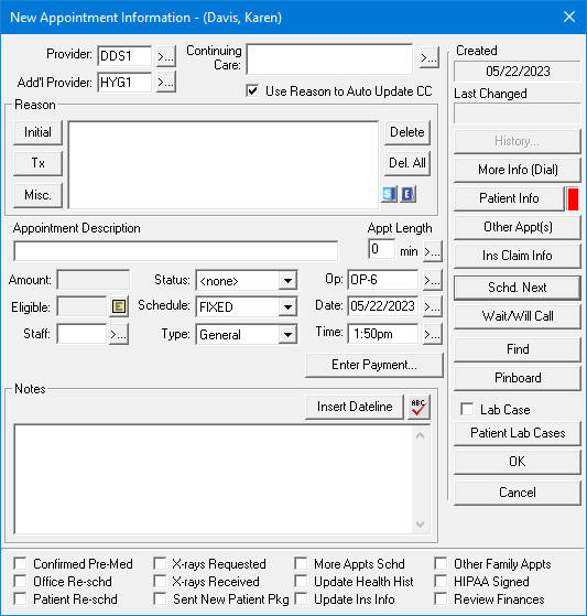 Scheduling secondary provider appointments
