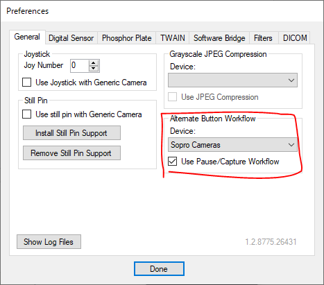 Acteon Sopro Camera Setup Guide