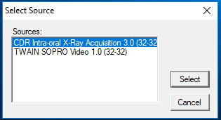 TWAIN with Schick Sensor Setup Guide