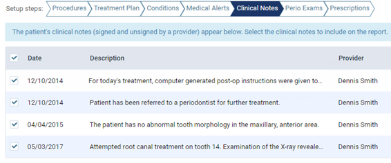 Patient Clinical Report