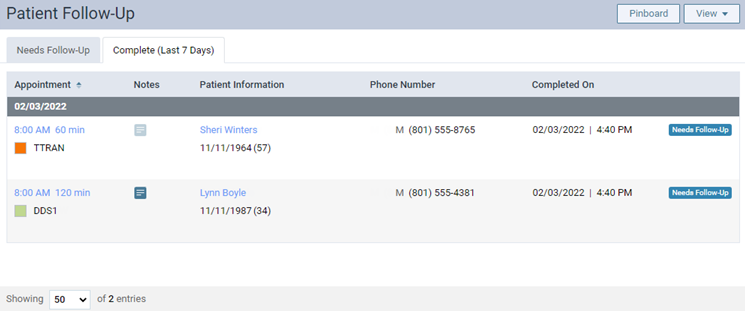 Following up with patients after visits