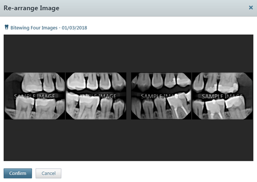 Rearranging images in series