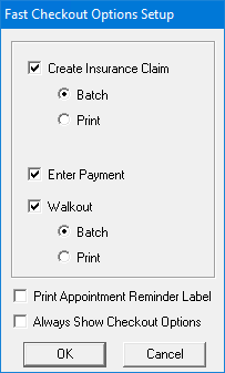 Setting up fast checkout options