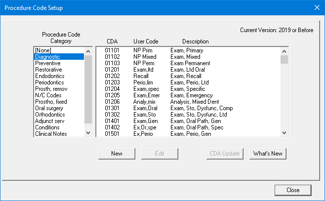 Office Manager - Adding procedure codes