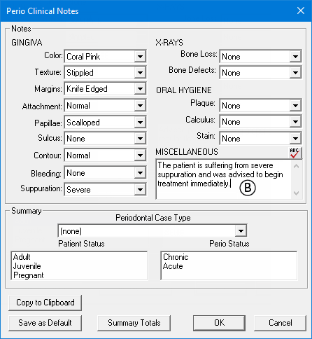 Running the Patient Notes Report