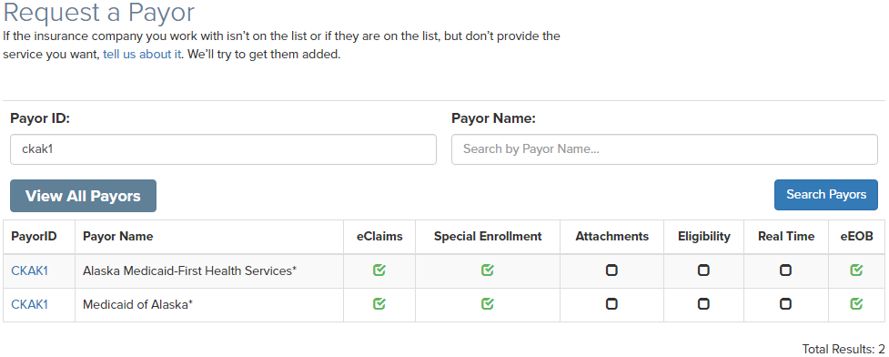 Completing special enrollment forms for claims