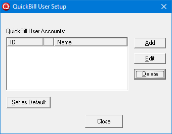 Electronic Billing Setup
