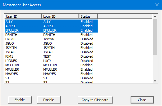 Setting up Messenger