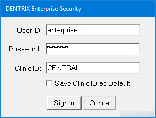 Changing the Enterprise user's password
