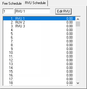 Editing procedure codes