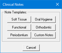 Chart - Adding a clinical note from the custom notes template