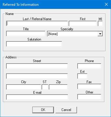 Patients - Adding referred to providers