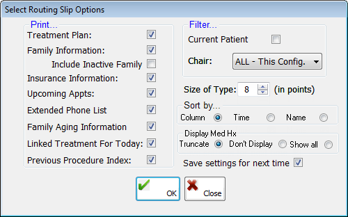 Endovision Help Routing Slips