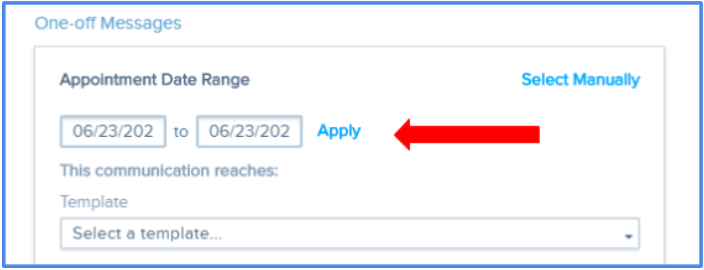 Sending a one-off message