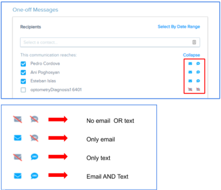 Sending a one-off message